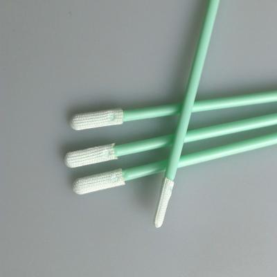 China Electronics Cleaning 70mm Double Layer Polyester Swab With PP Stick for sale