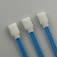 China 125mm PP Stick Printer Rectangle Cleaning Foam Tip Swab Lint Free for sale