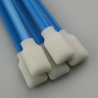 China 125mm PP Stick Printer Rectangle Cleaning Foam Tip Swab Lint Free for sale
