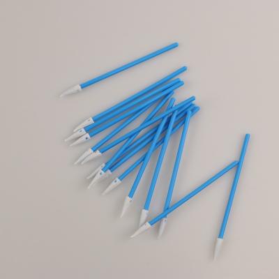 China Mini Pointed Sponge Q Tips Cleanroom Foam Swab Industrial Use for sale