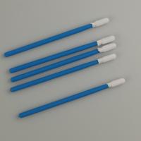China Short PP Stick Micro Polyester Cleaning Swab 100pcs/Bag For Cleanroom for sale
