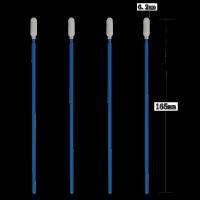 China Lint Free 165mm Long Handle Cleanroom Foam Tip Swabs For Grooves for sale