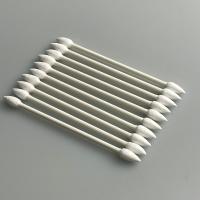 China Double Pointy Tight Head Industrial Cotton Buds 25 PCS 3 Inch Biodegradable for sale