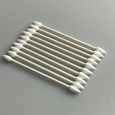 China Double Pointy Tight Head Industrial Cotton Buds 25 PCS 3 Inch Biodegradable for sale