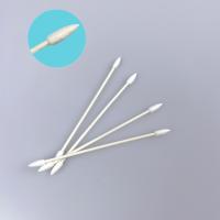 China Double Pointy Mini Compressed Cotton Head Micro Swab 3 Inch 3mm for sale