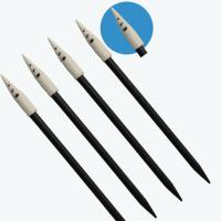 China Dust Free Black Pointed Foam Swab For Cleanroom Cleaning for sale