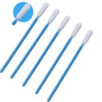 China PP Handle Open Cell Sponge Cleanroom Foam Swab Dustless for sale