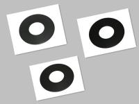 China 15MPa PTFE Ring Gasket , carbon fiber filled PTFE disc thickness 0.60mm for sale