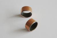 China Lead free SF-1P oilless bushing , Steel backing PTFE sintered bronze Bush for sale