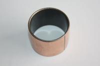 China Low carbon steel plate based self lubricating bearing with compound of PTFE layer for sale