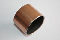 China Low carbon steel plate based self lubricating bearing with compound of PTFE layer for sale