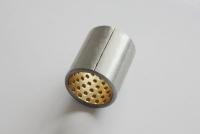 China Bronze steel DU 8050 Dry Oilless bushing Bearing , Pb Free PTFE Bushing for sale