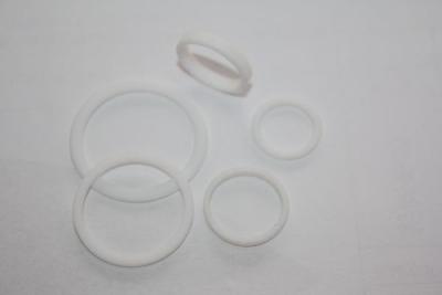 China Carbon fiber Hydraulic Plastic PTFE rings with oil and heat resistance for sale