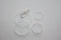 China Carbon fiber Hydraulic Plastic PTFE rings with oil and heat resistance for sale