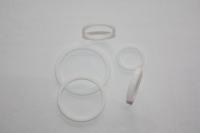 China Carbon fiber Hydraulic Plastic PTFE rings with oil and heat resistance for sale
