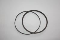 China Carbon fiber filled PTFE baffle ring with low coefficient of friction for sale