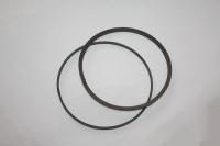 China Carbon fiber filled PTFE baffle ring with low coefficient of friction for sale