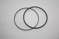 China Carbon fiber filled PTFE baffle ring with low coefficient of friction for sale