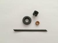 China Rockwell Hardness M30 Precision Ptfe Components With Copper Powder / Graphite Fillers for sale