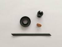 China Rockwell Hardness M30 Precision Ptfe Components With Copper Powder / Graphite Fillers for sale