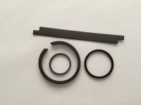 China Dynamic Friction Coefficient 0.25 PTFE Products With Graphite Filler Good Lubrication for sale