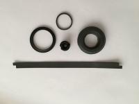 China Dynamic Friction Coefficient 0.25 PTFE Products With Graphite Filler Good Lubrication for sale