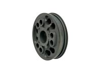 China Steam Treatment 46mm Large Shock Absorber Piston Heavy Duty With Steel Ring Band For for sale