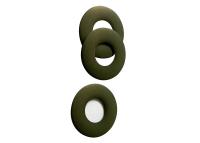 China High Tensile Strength Green PTFE Ring Gasket With Copper Filler For Pistons Banding for sale