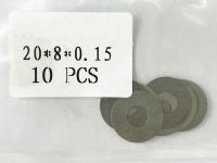 China Round Shock Valve Shims  Metal Ring Gasket Thickness 0.5mm - 10mm for sale