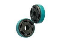 China Durability Colored Banded Piston With Low Noise Level Fe C Cu Steam Treatment for sale