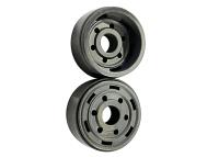 China Fe C Cu Black Shock Absorber Piston with Advance Design and Proper Hardness for sale