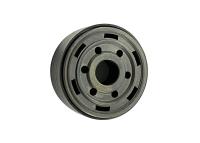 China Fe C Cu Black Shock Absorber Piston with Advance Design and Proper Hardness for sale