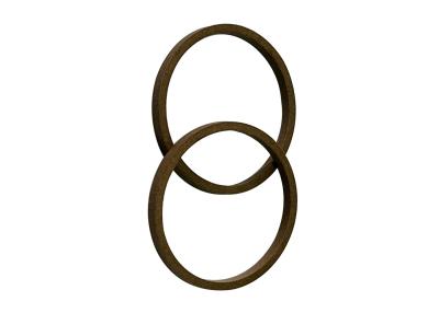 China Elongation More Than 200% PTFE Guide Ring Quick Molded With 57-62 Hardness for sale