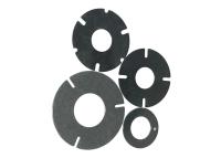 China Metallic Silver Shock Valve Shims OEM Polished Surfacefinish Durable Replacement Parts for Engine Valve Systems for sale