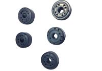 China Filled PTFE Banding Shock Piston Inclined Fluid Holes 32mm For Car Front Shock for sale