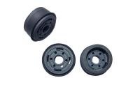 China Heat Pressing Flared PTFE Banded Piston Six Holes For Car Shocks for sale