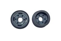 China Heat Pressing Flared PTFE Banded Piston Six Holes For Car Shocks for sale