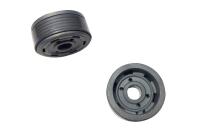 China Fe-C-Cu Material Based Suspension Shock Absorber Piston OD 30mm With Leakage Oil Holes for sale