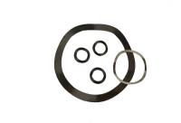 China Black E - Coating Metal Ring Gasket Curve Shape For Car Shock Absorber for sale