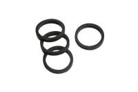 China Carbon Filled PTFE oil guide ring gasket for shock absorber rod guide for sale