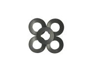 China Carbon Filled PTFE Ring Gasket With Lubrication And Continuous Sintering for sale