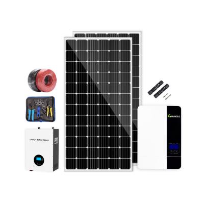 China Avcon High-Efficiency 5KW Off-Grid Home Solar System 10KW Wall Mount Lithium Battery Manufactured Solar Panels for Energy for sale