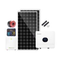 China Home Solar System Off-Grid 10KW Inverter with 10KWH Wall Mount Lithium Battery for Home Energy Storage for sale