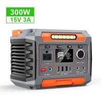 China Portable 300W Power Bank Solar Generator Mini Solar Panels with MPPT Controller External Battery Car Power Source for Home Use for sale
