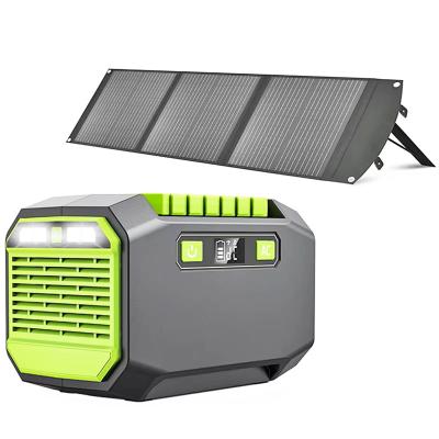 China Portable Power Station 300w EU Plug LED Light  DC AC Solar Generator for Home Use 200W Products Certificates for sale