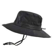 China Summer Men'S Outdoor Leisure Big Brim Two Styles Fisherman Hat With Windproof Rope for sale