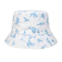 China Printed Tie Dye Graffiti Sunscreen Double-Sided Wear Bucket Hat for women and men for sale
