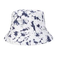 China Printed Tie Dye Graffiti Sunscreen Double-Sided Wear Bucket Hat for women and men for sale