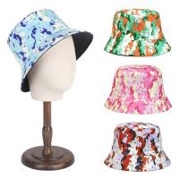 China Printed Camouflage Double-Sided Wear Sun Protection Bucket Hat For Men for sale