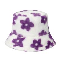 China Autumn And Winter New Plush Multi-color Warm Flower Fisherman Hat for women for sale